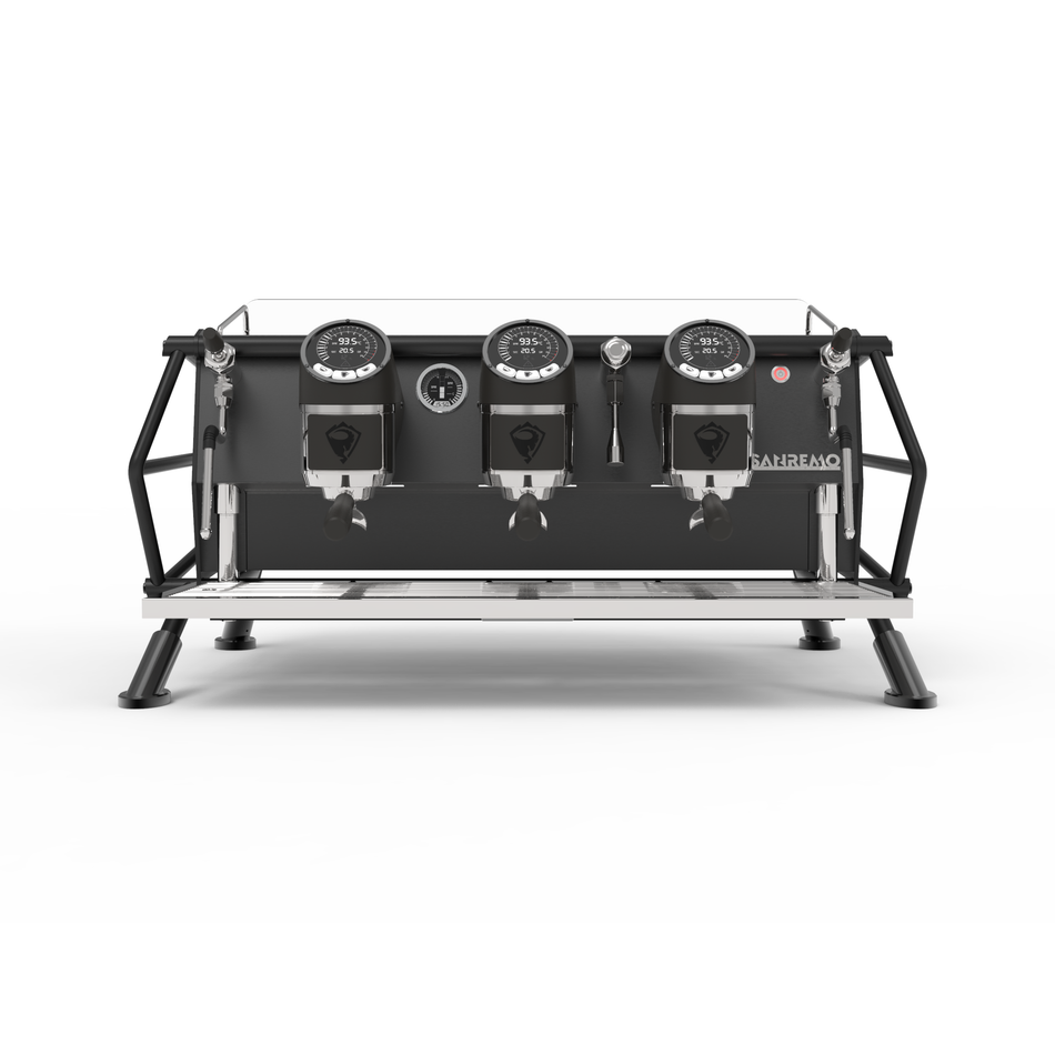Sanremo Café Racer – Naked Black – 3 Group – All Espresso Service
